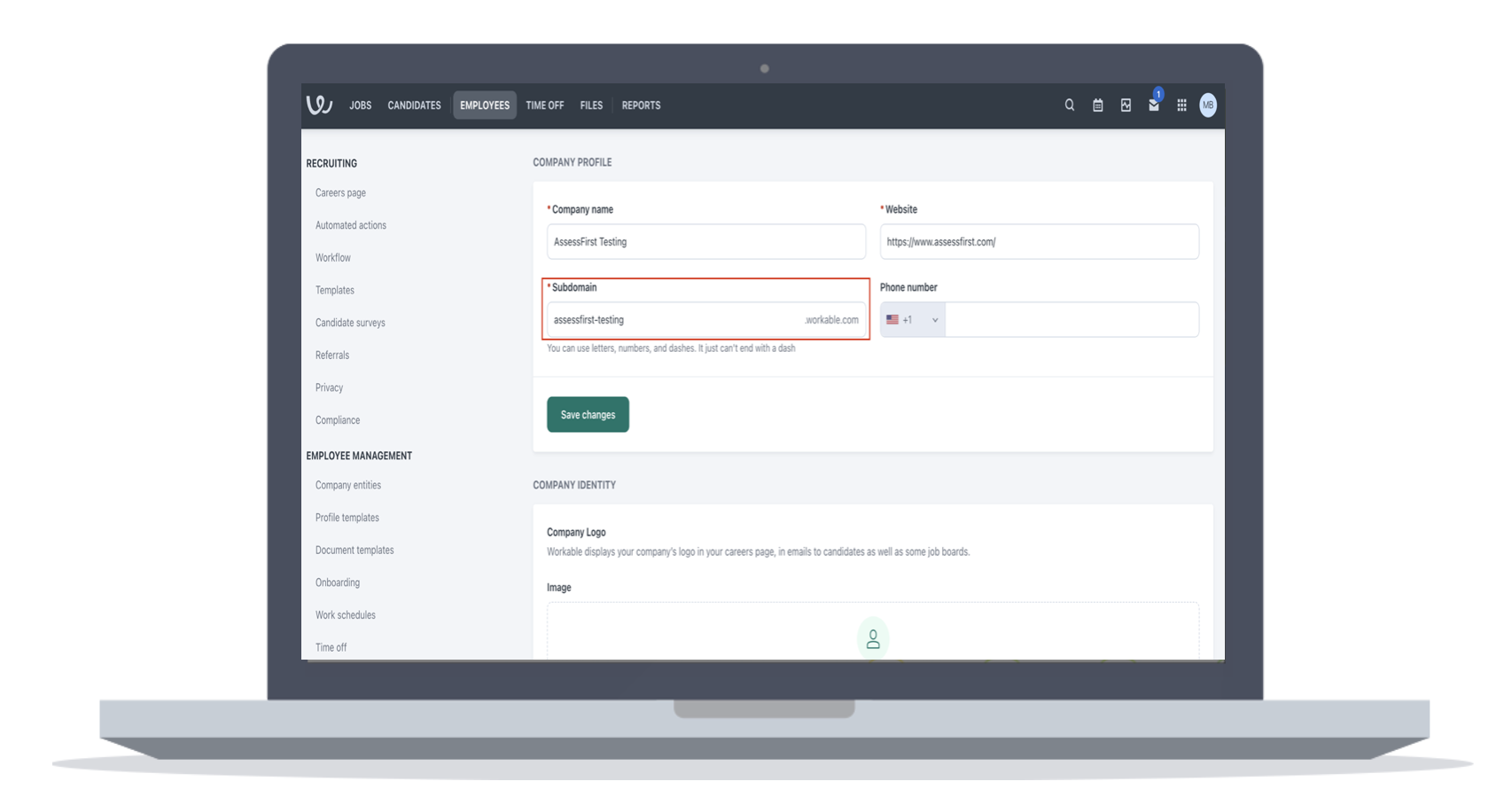 How to activate the integration with Workable?